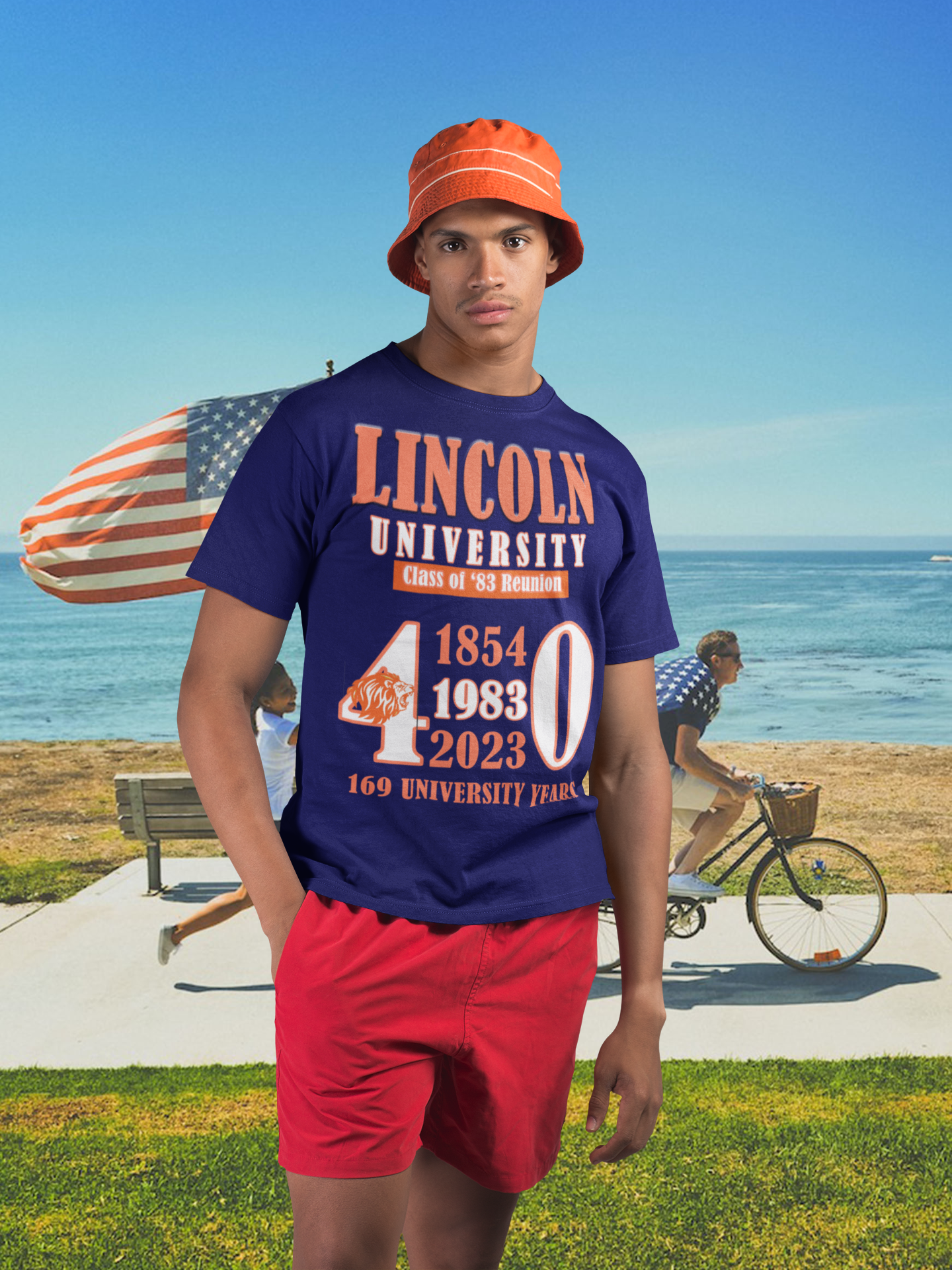 '83 - LU 40 Years - 169 University Years - Navy – Happy Designz